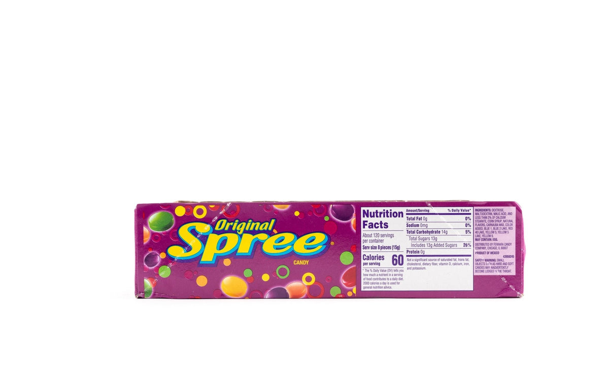 Spree Original Candy Individual Wrapped Bulk Box (1.77 oz, 36 ct ... Spree Original Candy Individual Wrapped Bulk Box (1.77 oz, 36 ct ...