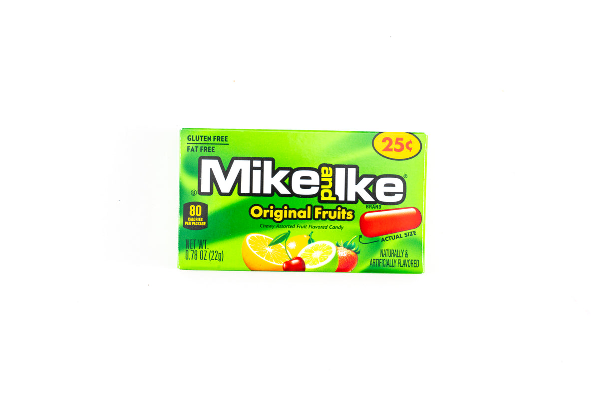 Mike and Ike Assorted Fruit Flavor Chewy Candy Pack (0.78) – Vintage ...
