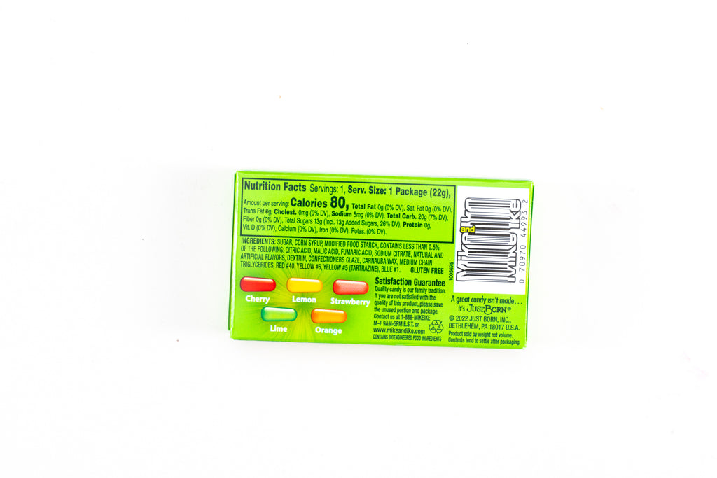 Mike and Ike Assorted Fruit Flavor Chewy Candy Pack (0.78) – Vintage ...