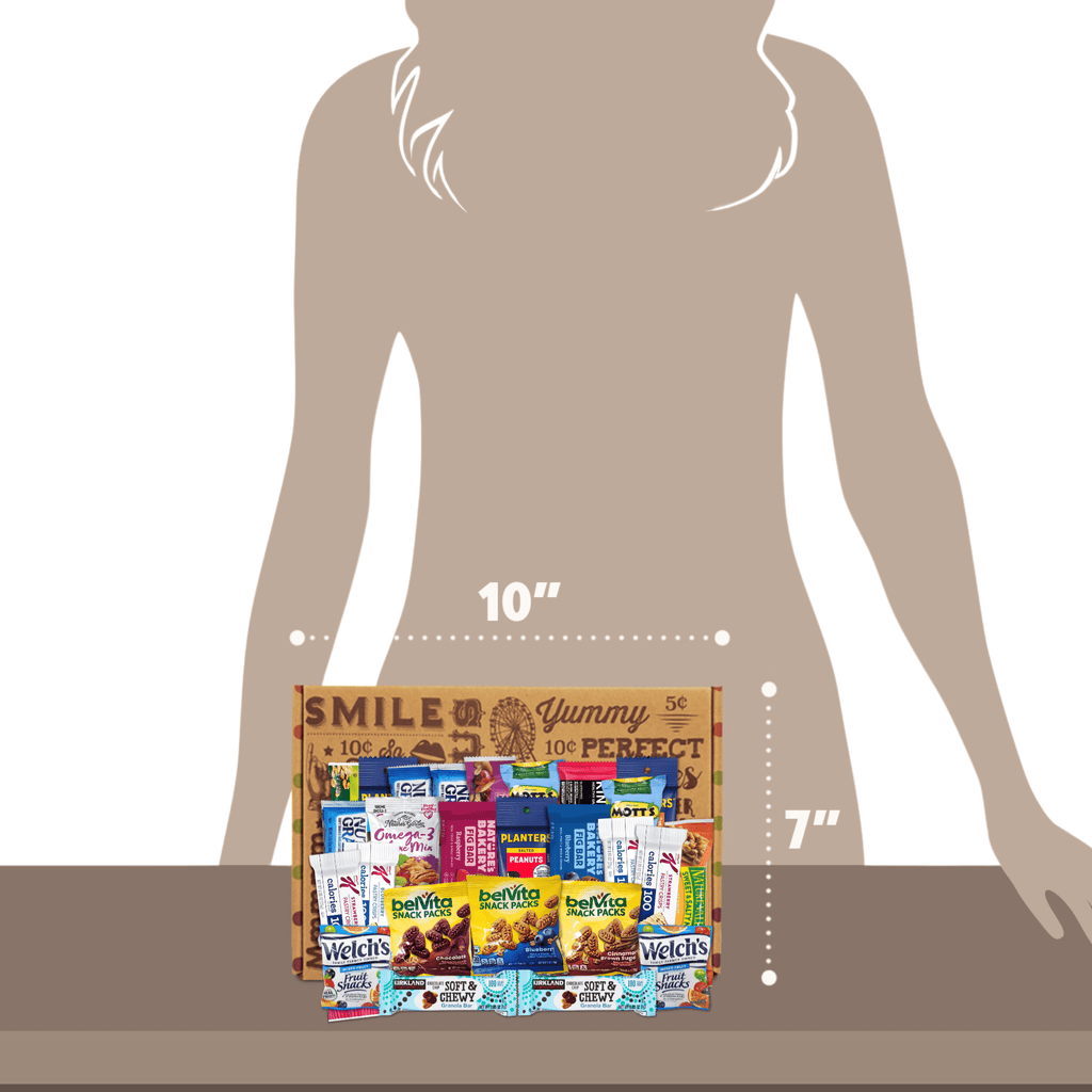 Ultimate Snack Box Deluxe: Variety Pack of 28 Healthy Snacks Including ...