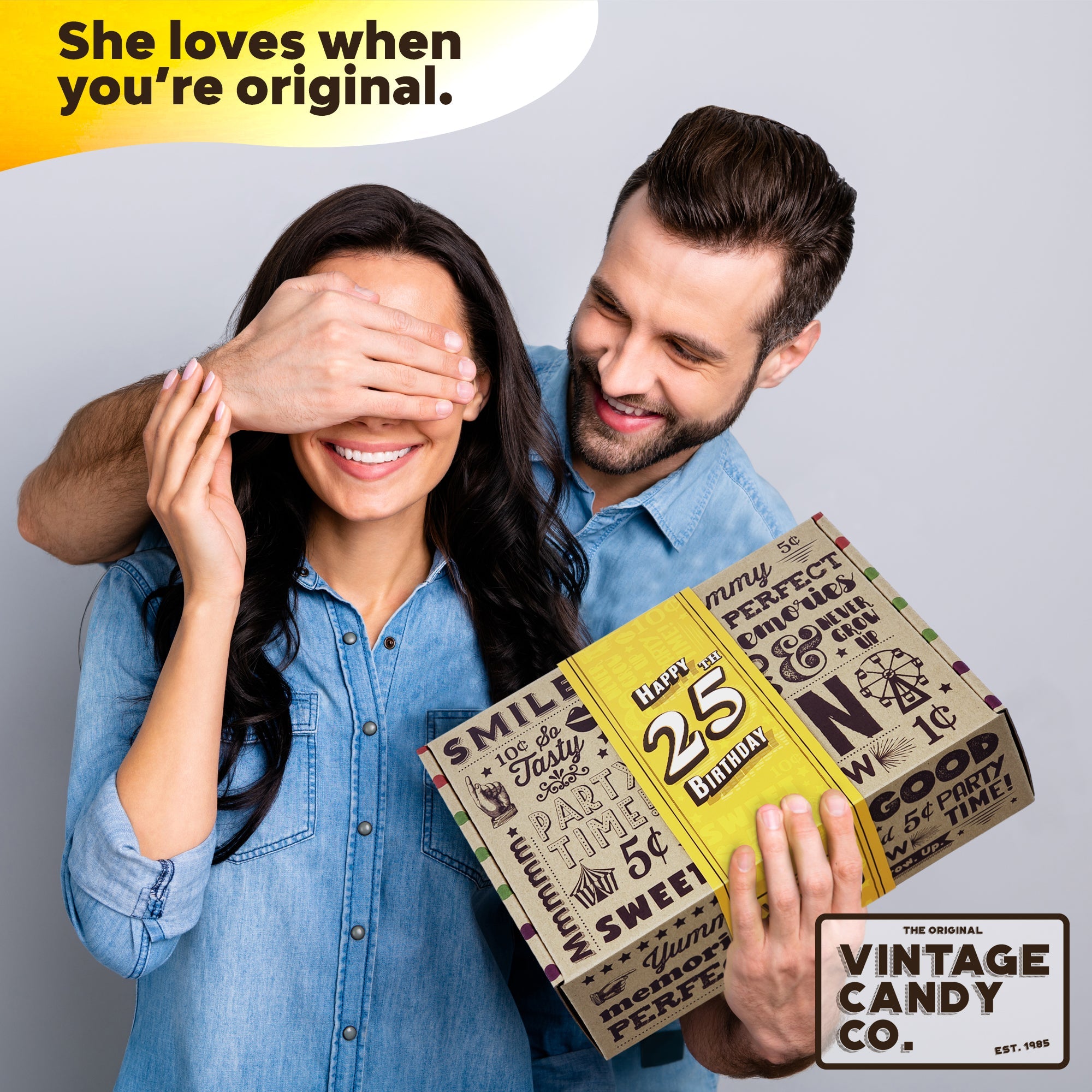 25th Birthday Candy - 25th Birthday Gifts for Women – Vintage Candy Co.