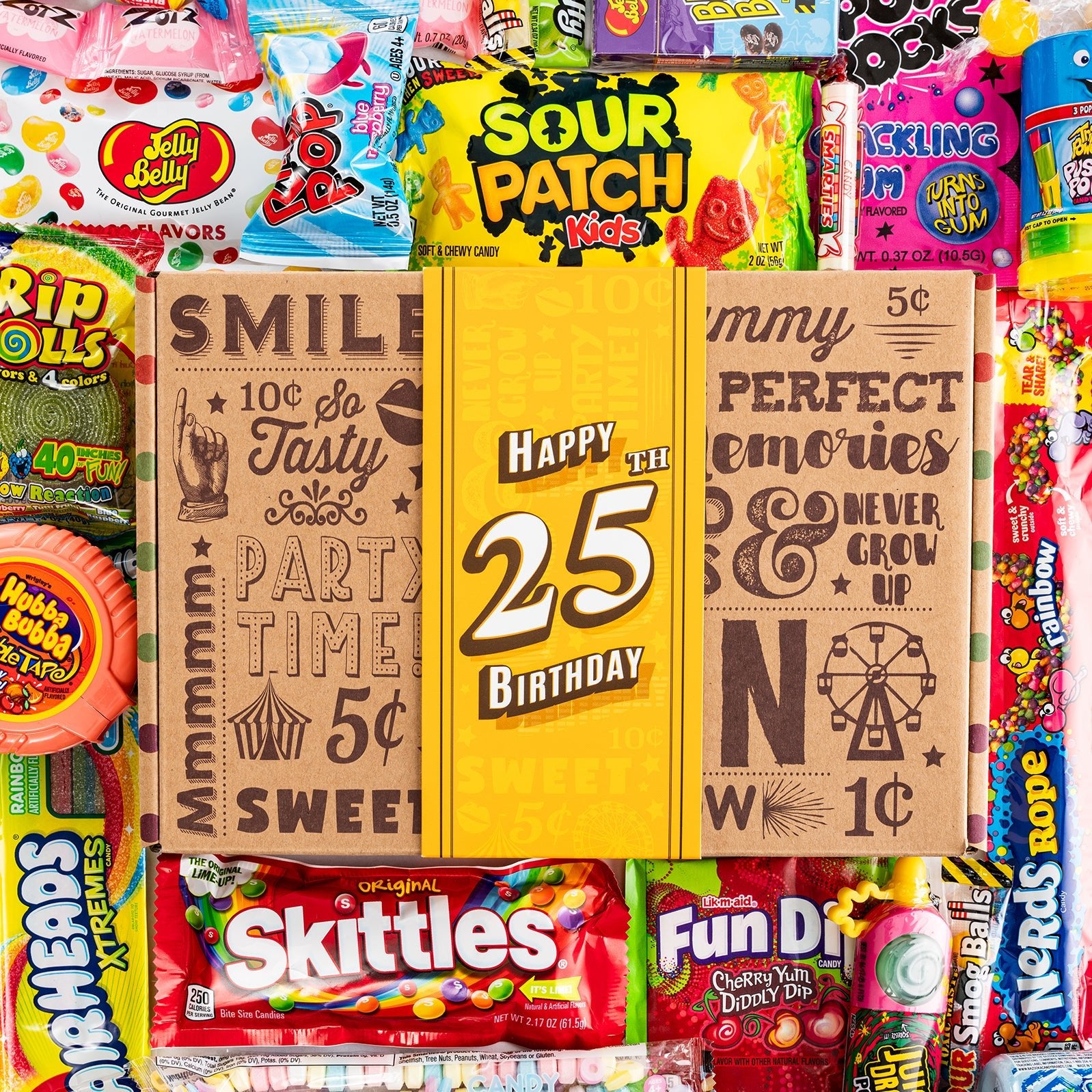 25th Birthday Candy - 25th Birthday Gifts for Women – Vintage Candy Co.