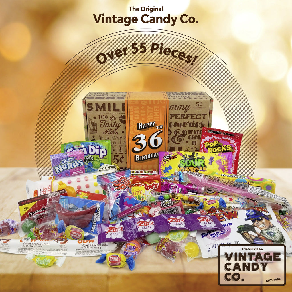 36 Year Old Birthday Candy Gift - 36th Bday Gift for Woman or Man ...
