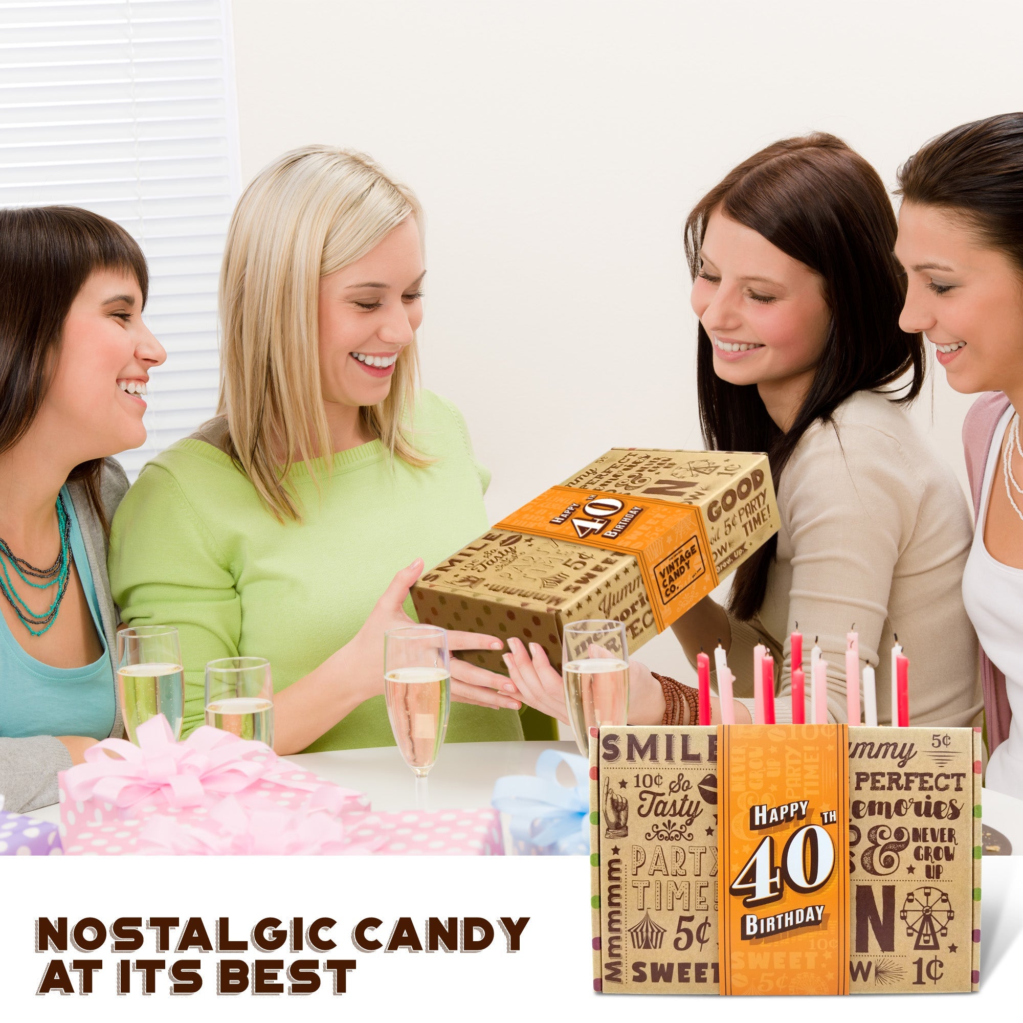 40th Birthday Gift Women - Birthday Gift for 40 – Vintage Candy Co.