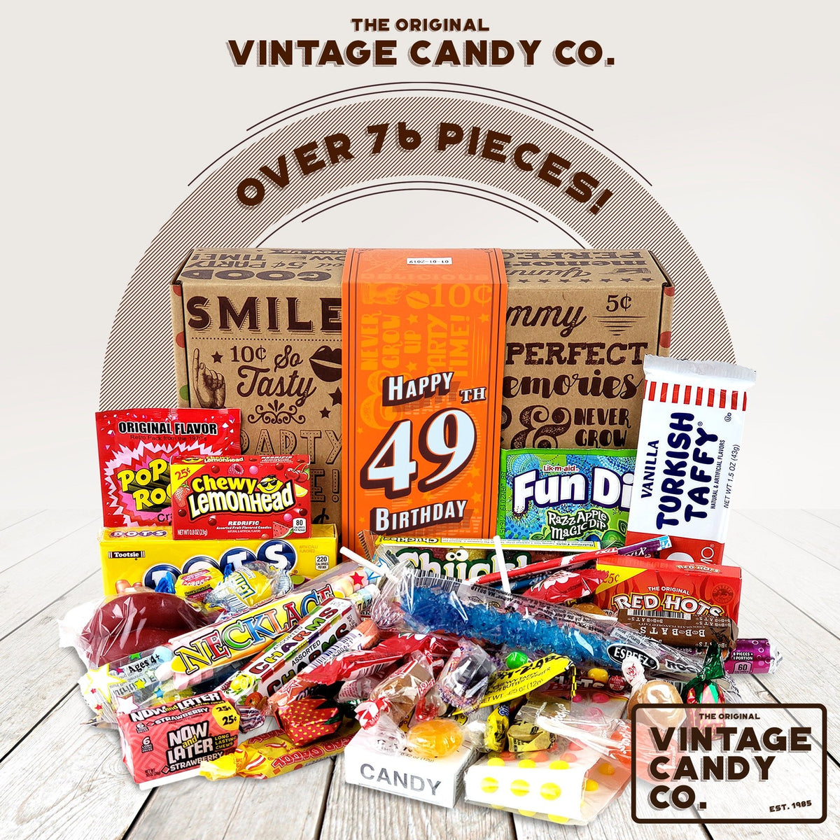 49th Birthday Gift Women - 49th Birthday Gift Men – Vintage Candy Co.