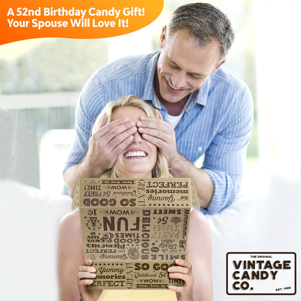 52nd Birthday Candy Gift for Woman or Man. Unique Gifts, Free Shipping ...