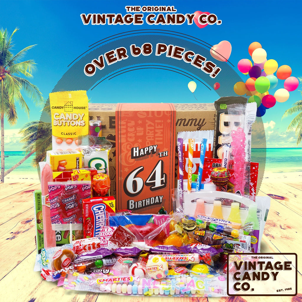 64th Birthday Candy Gift for Woman or Man. Unique Gifts, Free Shipping ...