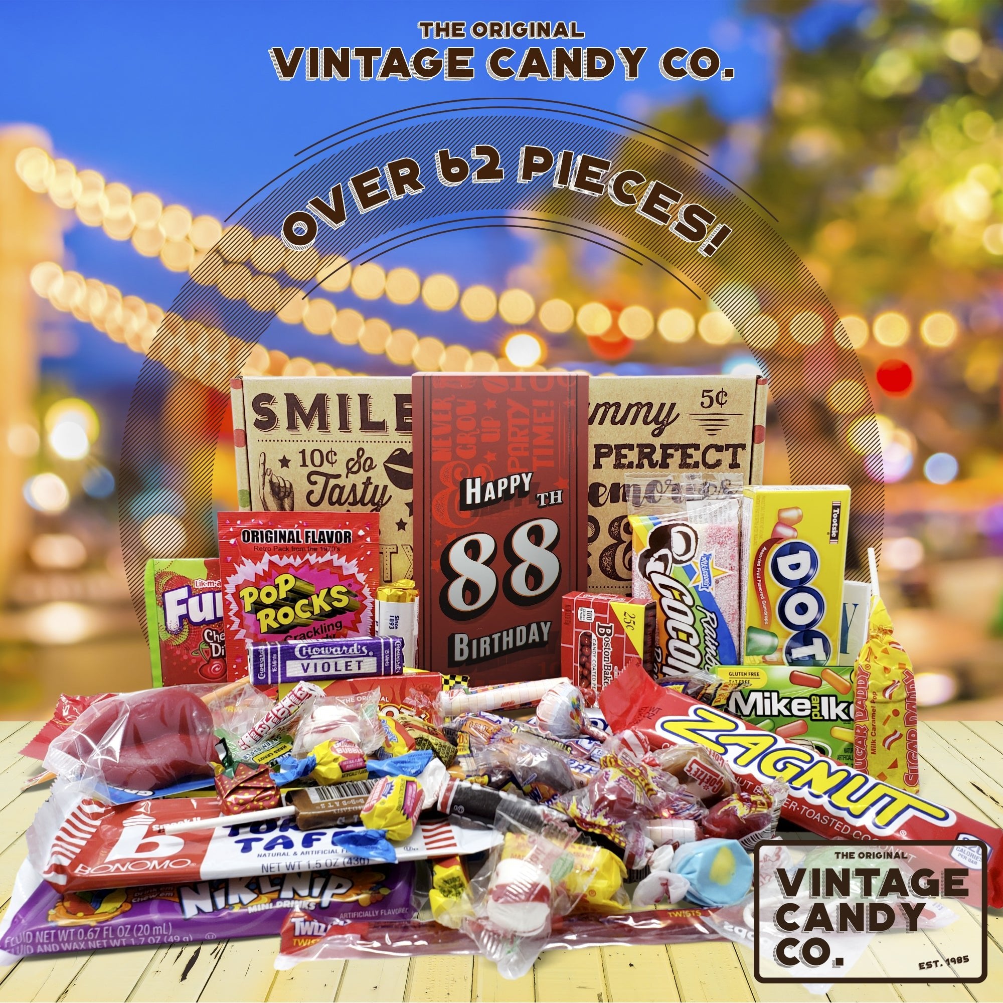 88th Birthday Candy Gift for Woman or Man. Unique Gifts, Free Shipping ...