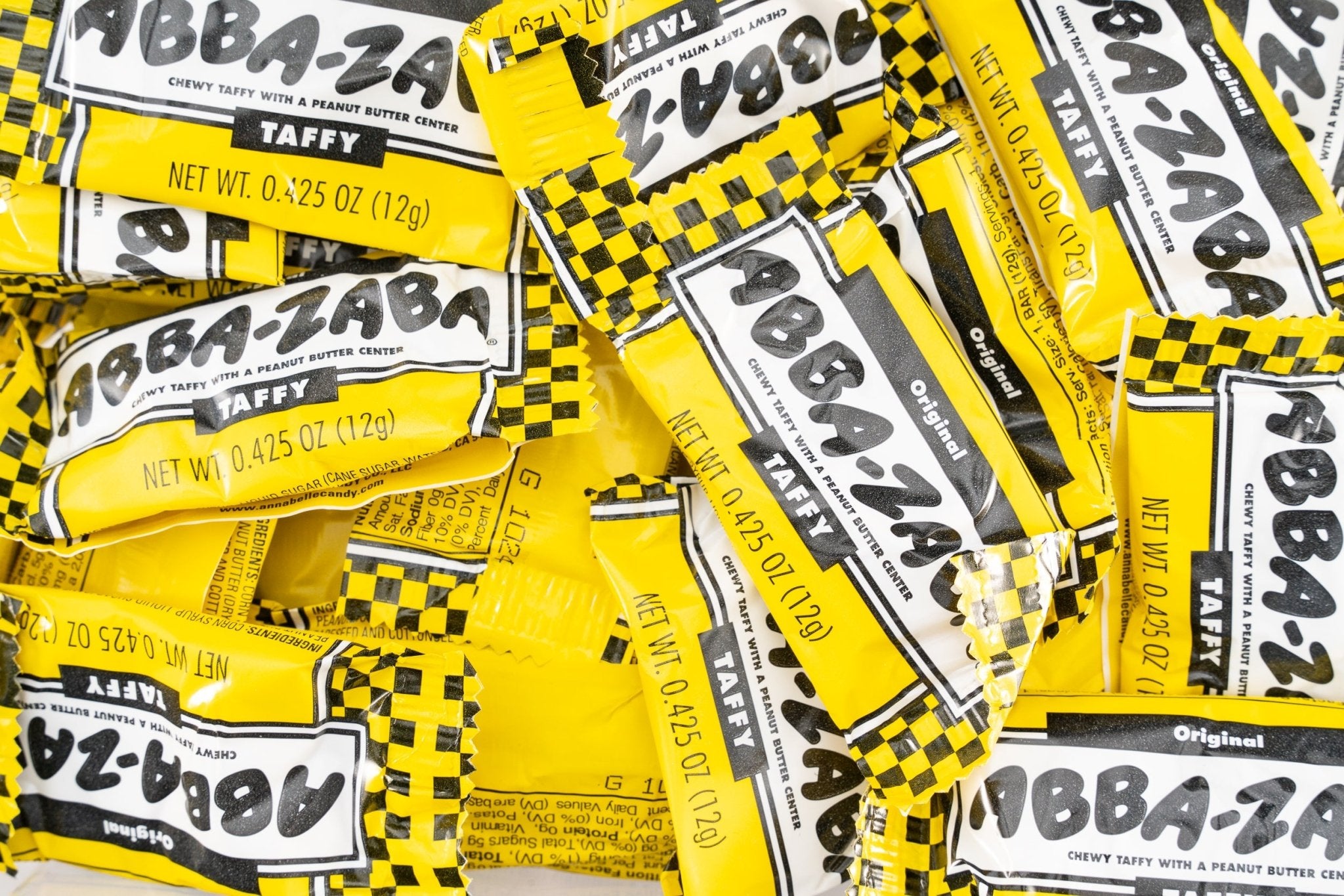 Annabelle Abba Zaba Minis Bulk Retro Taffy .425 oz (Bulk, 10 lbs ...