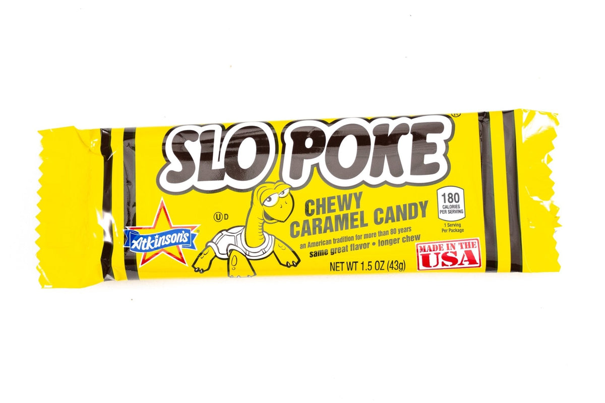 Slo Poke Chewy Caramel Atkinsons Candy Bar Pack (1.5 oz) – Vintage ...