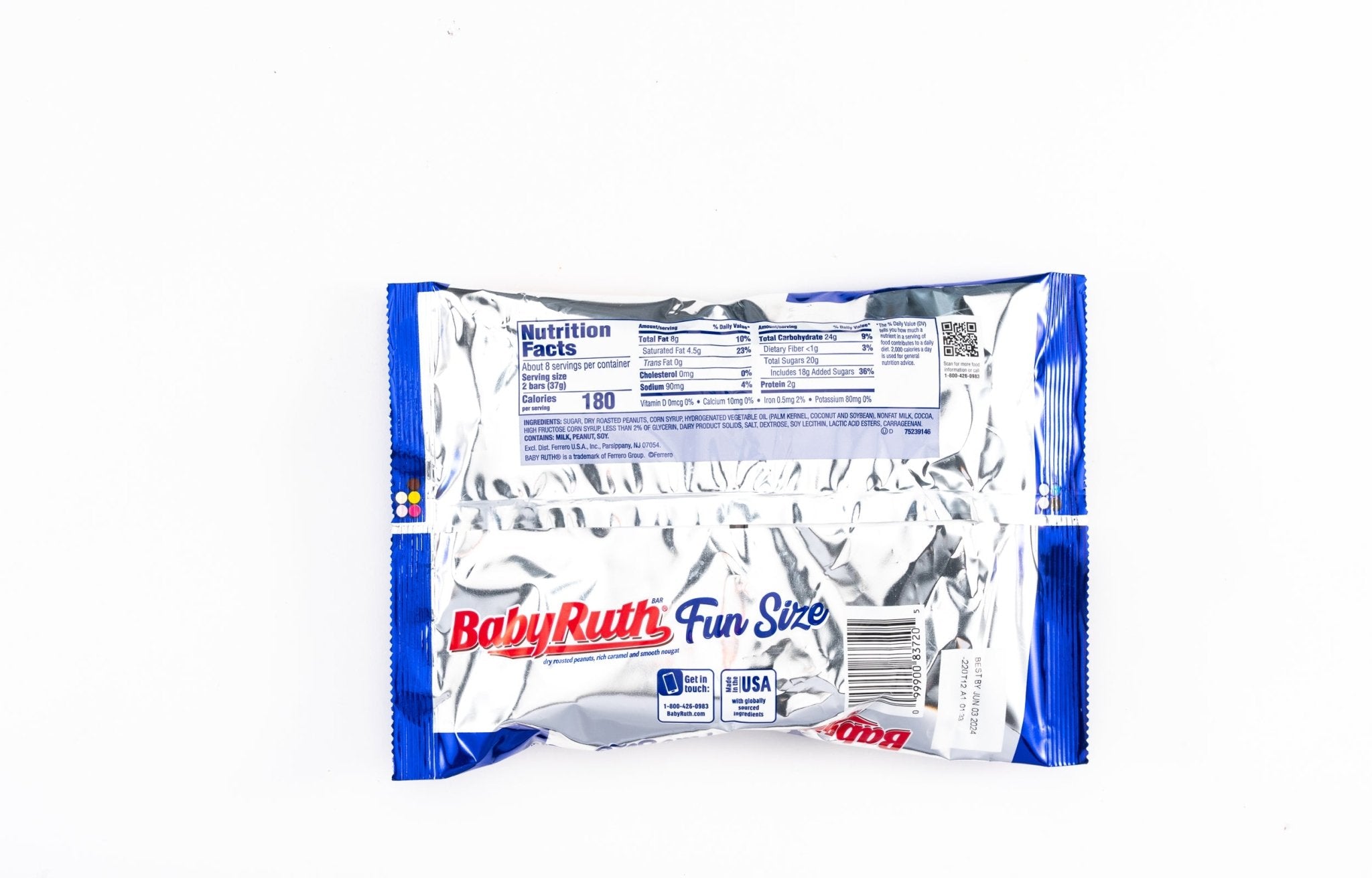 Baby Ruth Chocolate Fun Size Bag (10.2 oz., Approx 16 pieces) – Vintage ...