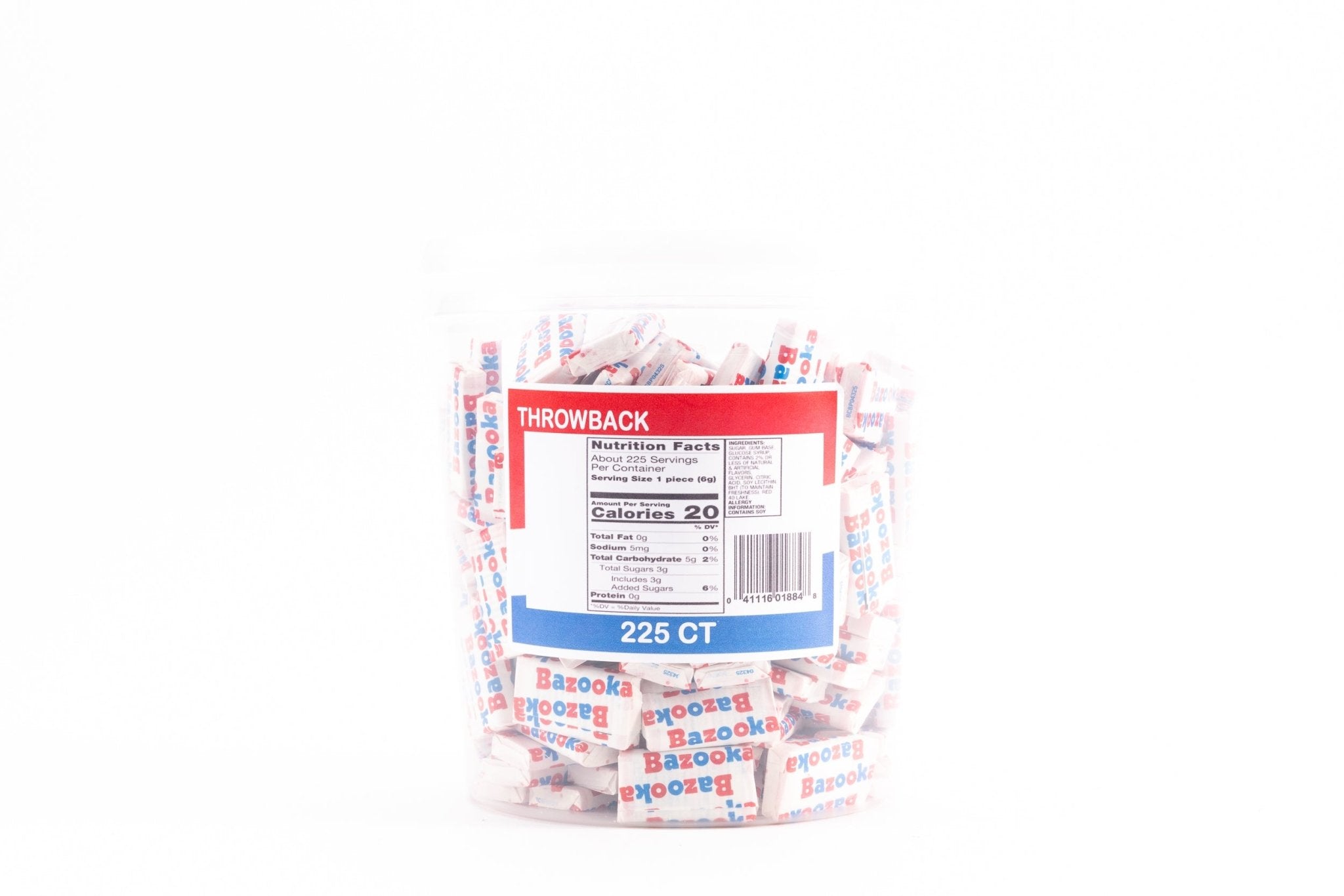 Bazooka Bubble Gum Individually Wrapped Bulk Tub (46.4 oz, 225 ct ...