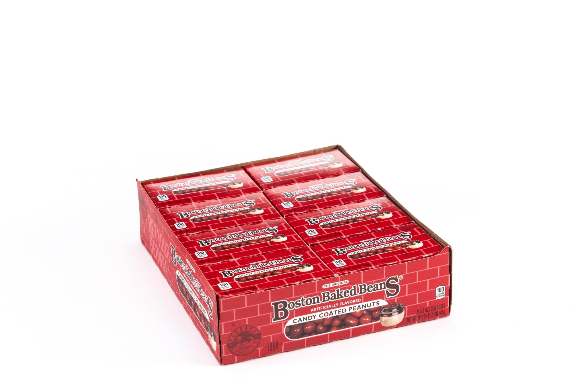 Boston Baked Beans Candy Coated Peanut Bulk Box (0.8 oz, 24 ct ...