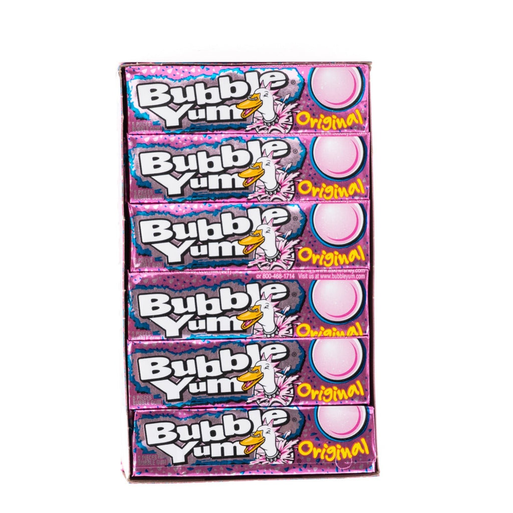 Bubble Yum Original Bubble Gum Bulk Box (1.4 oz, 18 ct.) – Vintage Candy Co.