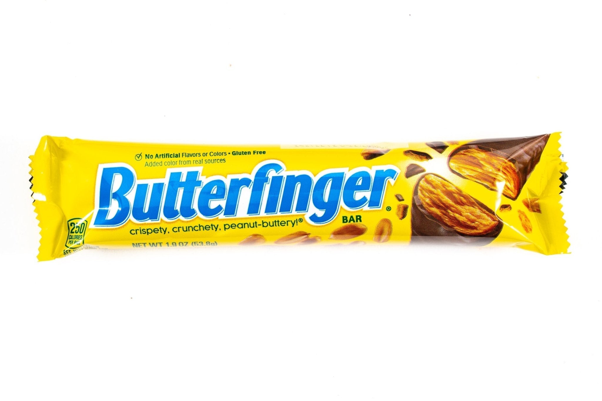 Butterfinger Chocolate Peanut Butter Full Size Candy Bar Bulk Box (1.9 ...