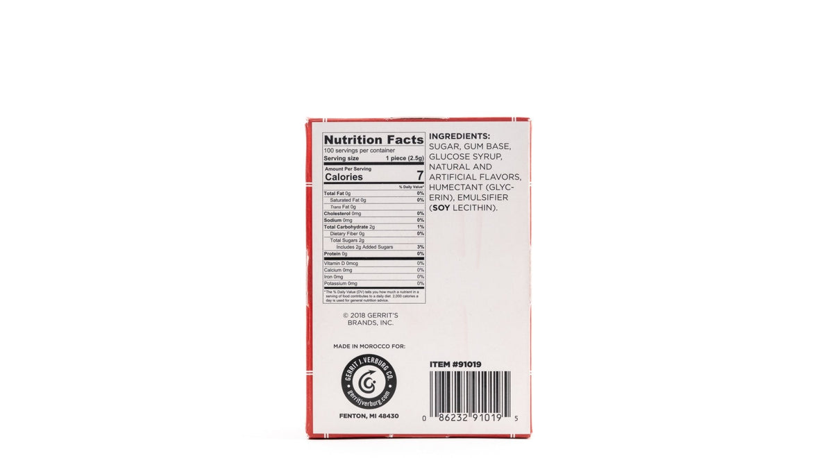 Clove Chewing Gum Bar Bulk Box (0.44 oz, 20 ct.) – Vintage Candy Co.