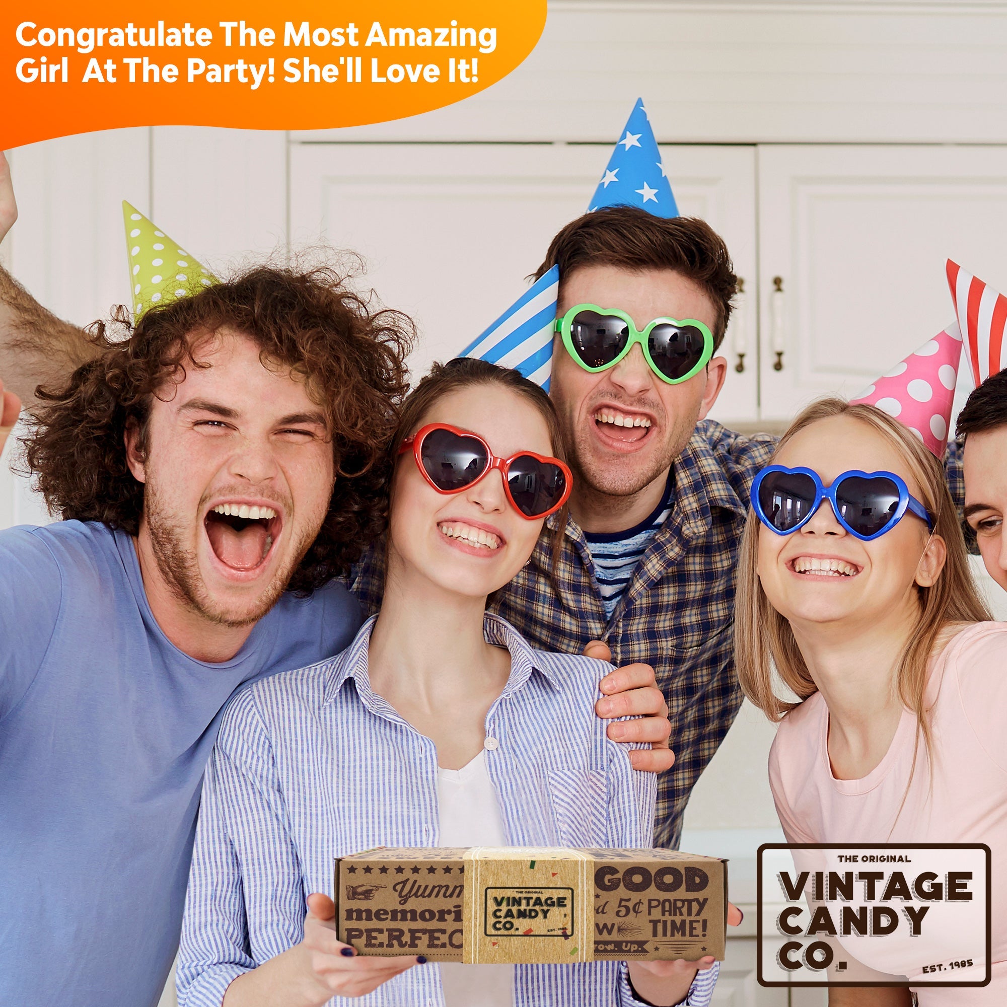 Congratulations Candy Care Package – Vintage Candy Co.