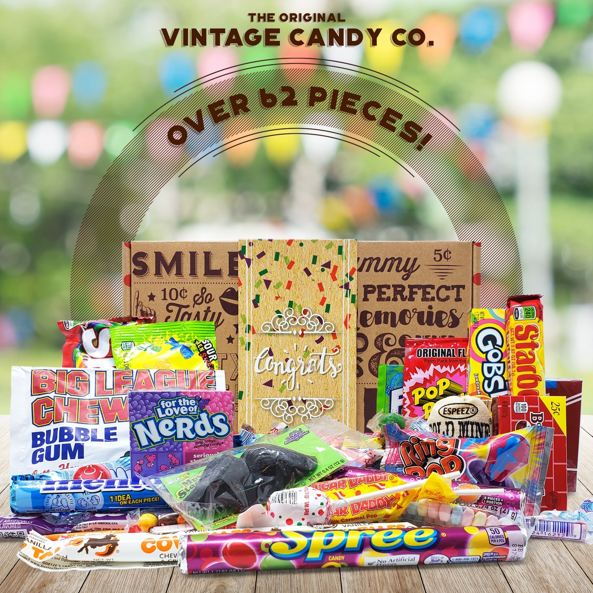 Congratulations Candy Care Package – Vintage Candy Co.