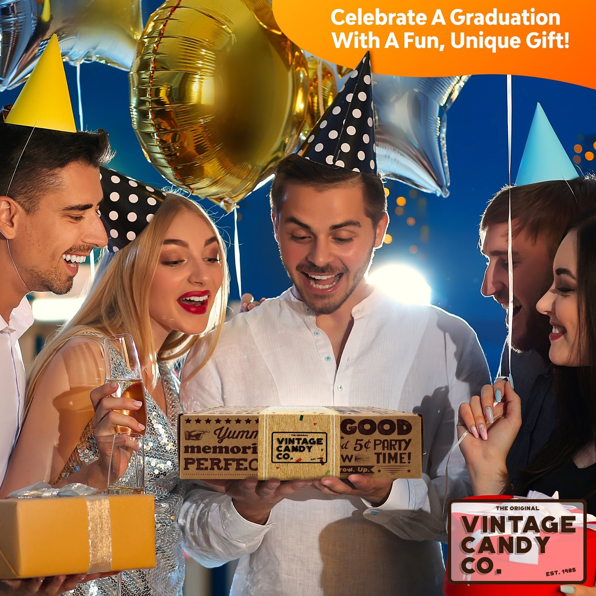 Congratulations Candy Care Package – Vintage Candy Co.