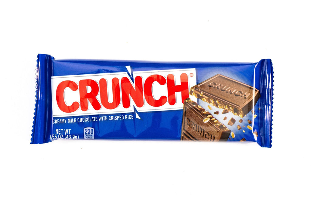 Crunch Creamy Milk Chocolate Candy Bar Bulk Box (1.55 oz, 36 ct ...