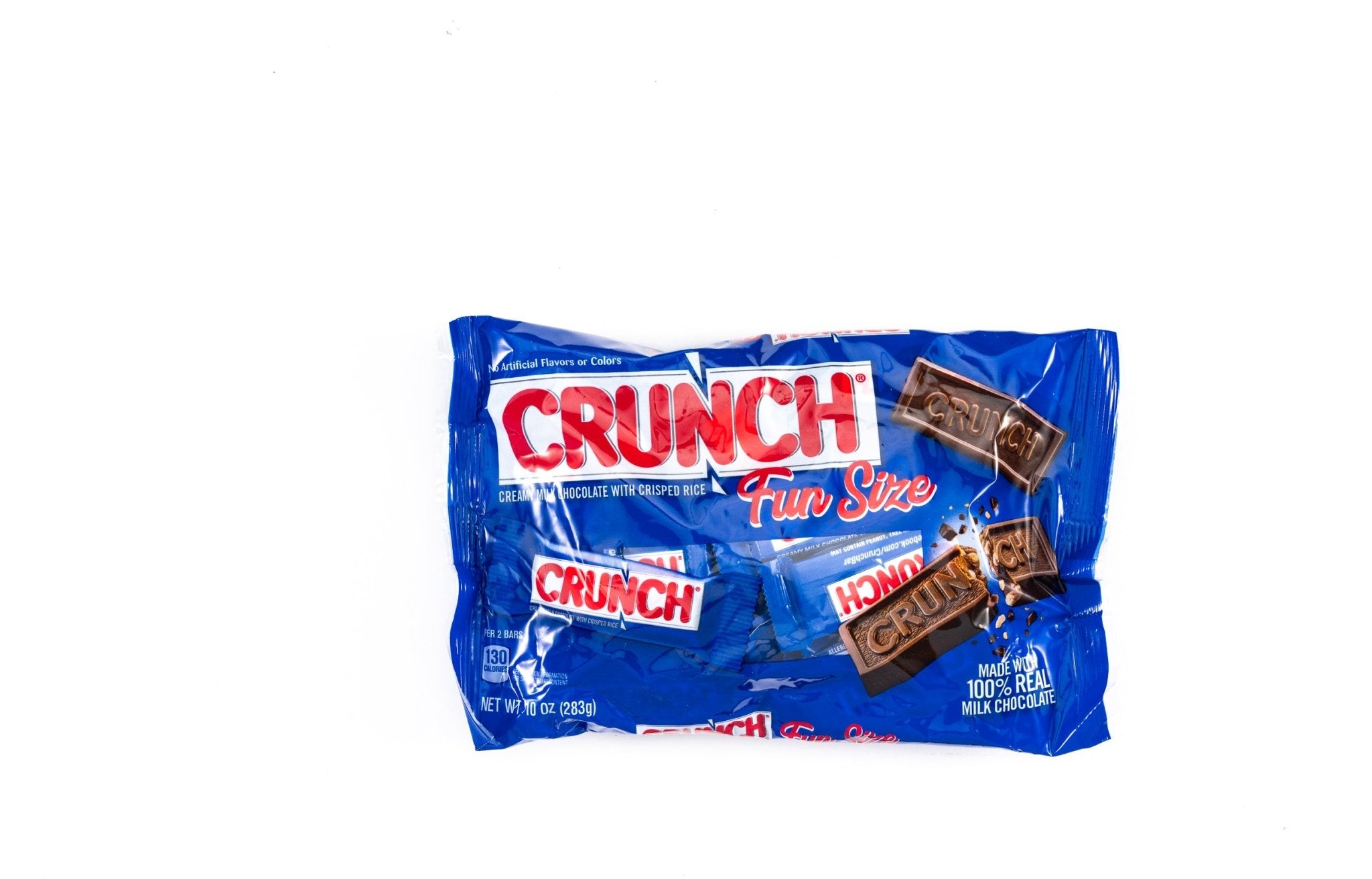 Crunch Creamy Chocolate Candy Bar Fun Size Bulk Bag (0.08 oz, 130 ct ...