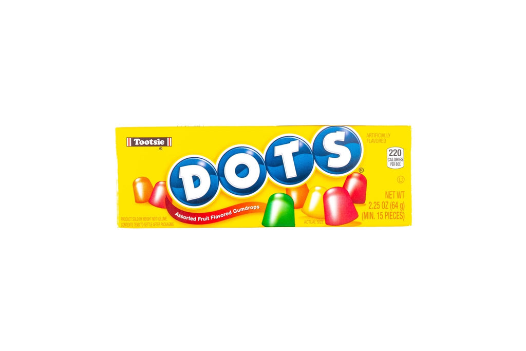 Tootsie Dots Assorted Fruit Flavored Gumdrops Bulk Box (0.15 oz, 15 ct ...
