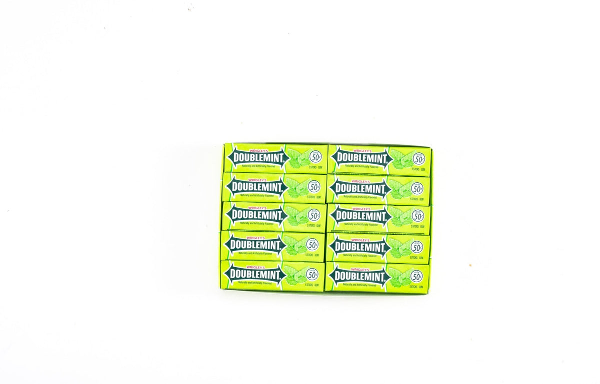 Wrigleys Doublemint Flavor Gum Bar Bulk Box (0.48 oz, 40 ct.) – Vintage ...