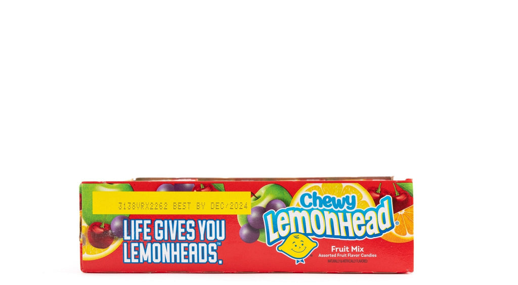 Chewy Lemonhead Assorted Fruit Mix Flavor Candy Bulk Box (0.8 oz, 24 c ...