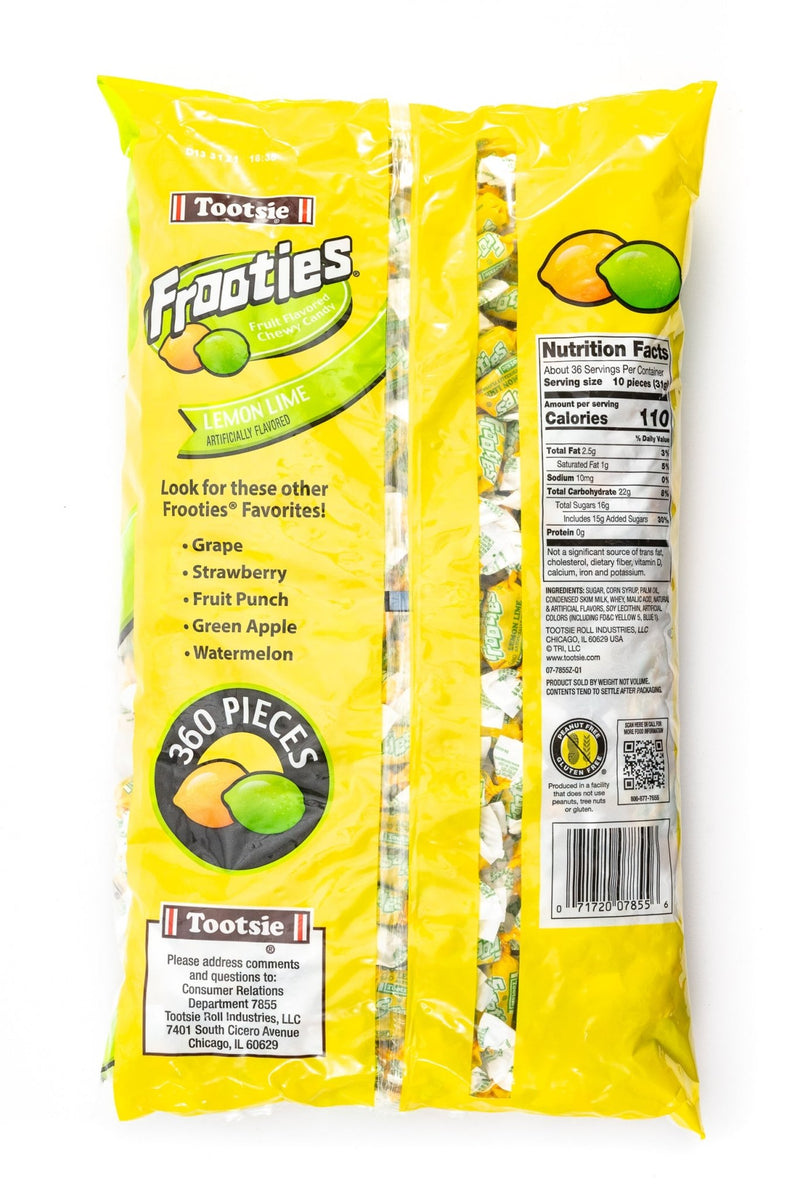 Frooties Lemon Lime Chewy Candy Bulk Pack (0.11 oz, 360 ct.) – Vintage ...