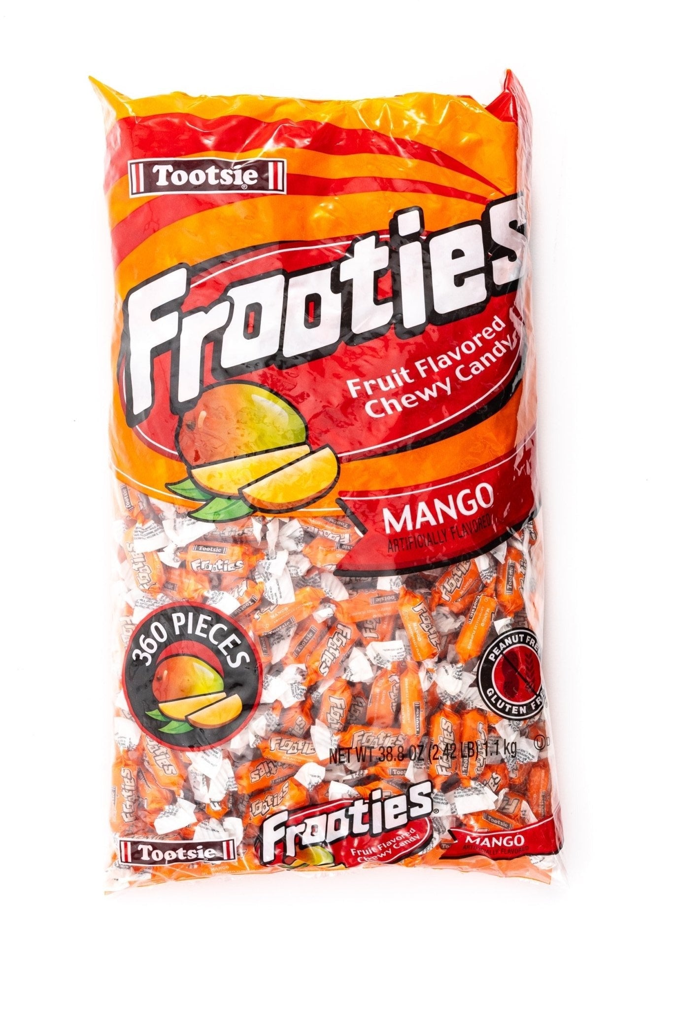 Frooties Mango Chewy Candy Bulk Pack (0.11 oz, 360 ct.) – Vintage Candy Co.