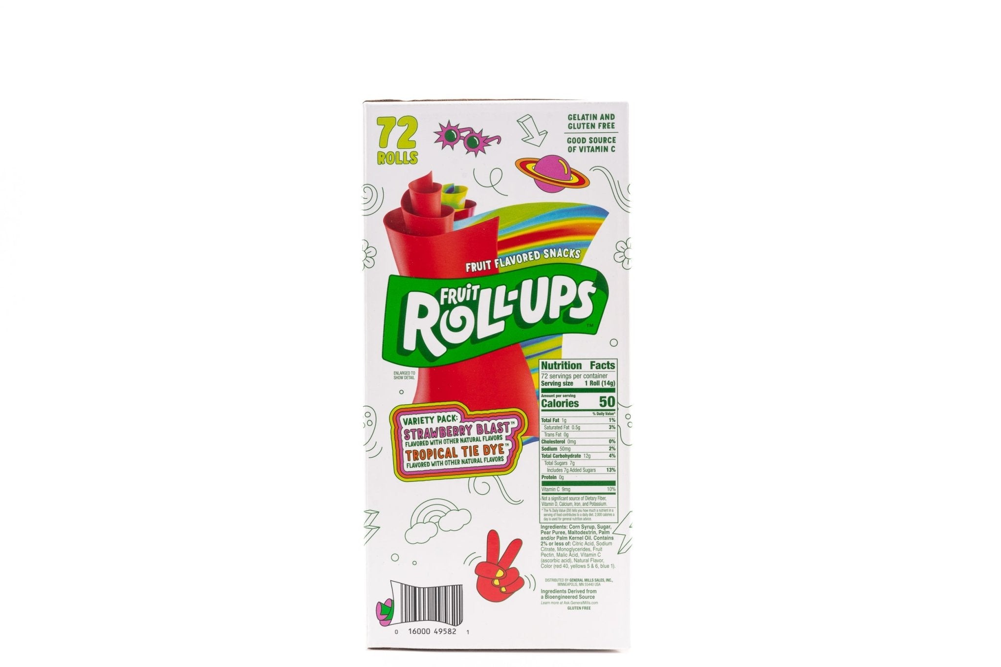 Fruit Roll Ups Assorted Fruit Snacks Bulk Box (0.5 oz, 72 ct ...