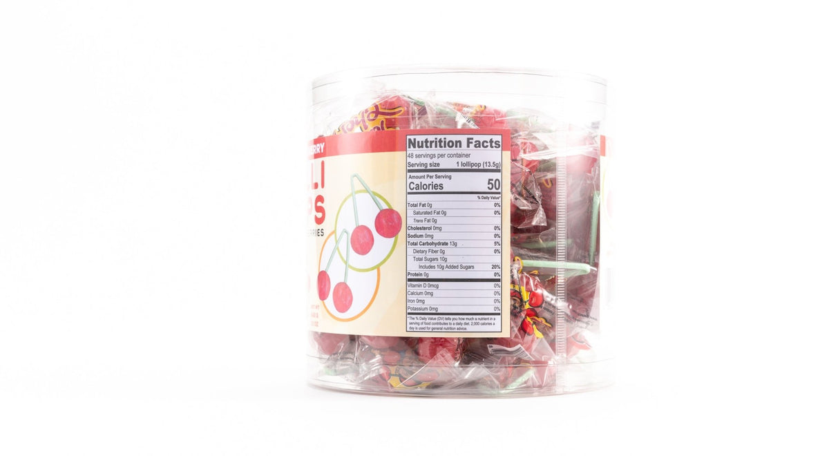 Lolli Pops Gerrits Twin Cherry Candy Bulk Pack (0.47 oz, 48 ct ...