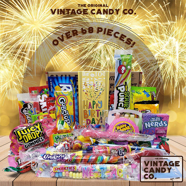 Happy Birthday Candy Care Package For Birthday Girl or Boy – Vintage ...