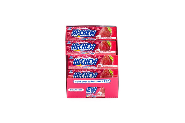 Hi Chew Strawberry Chewy Candy Bulk Box (1.76 oz, 15 ct.) – Vintage ...