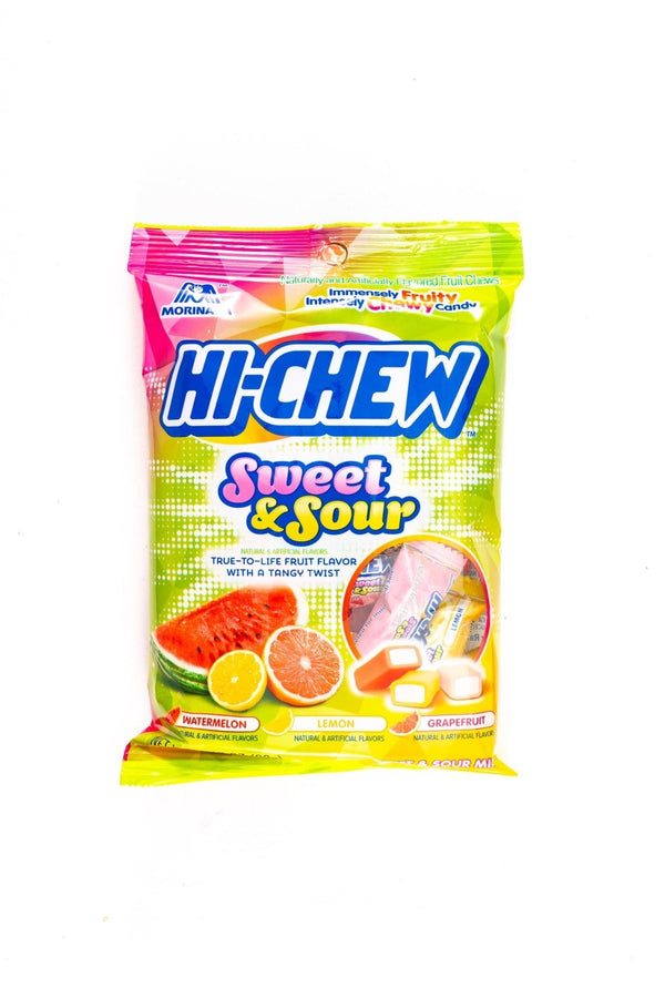 Hi Chew Sweet and Sour Mix Tangy Chewy Candy Bulk Bag (0.44 oz, 6 ct ...