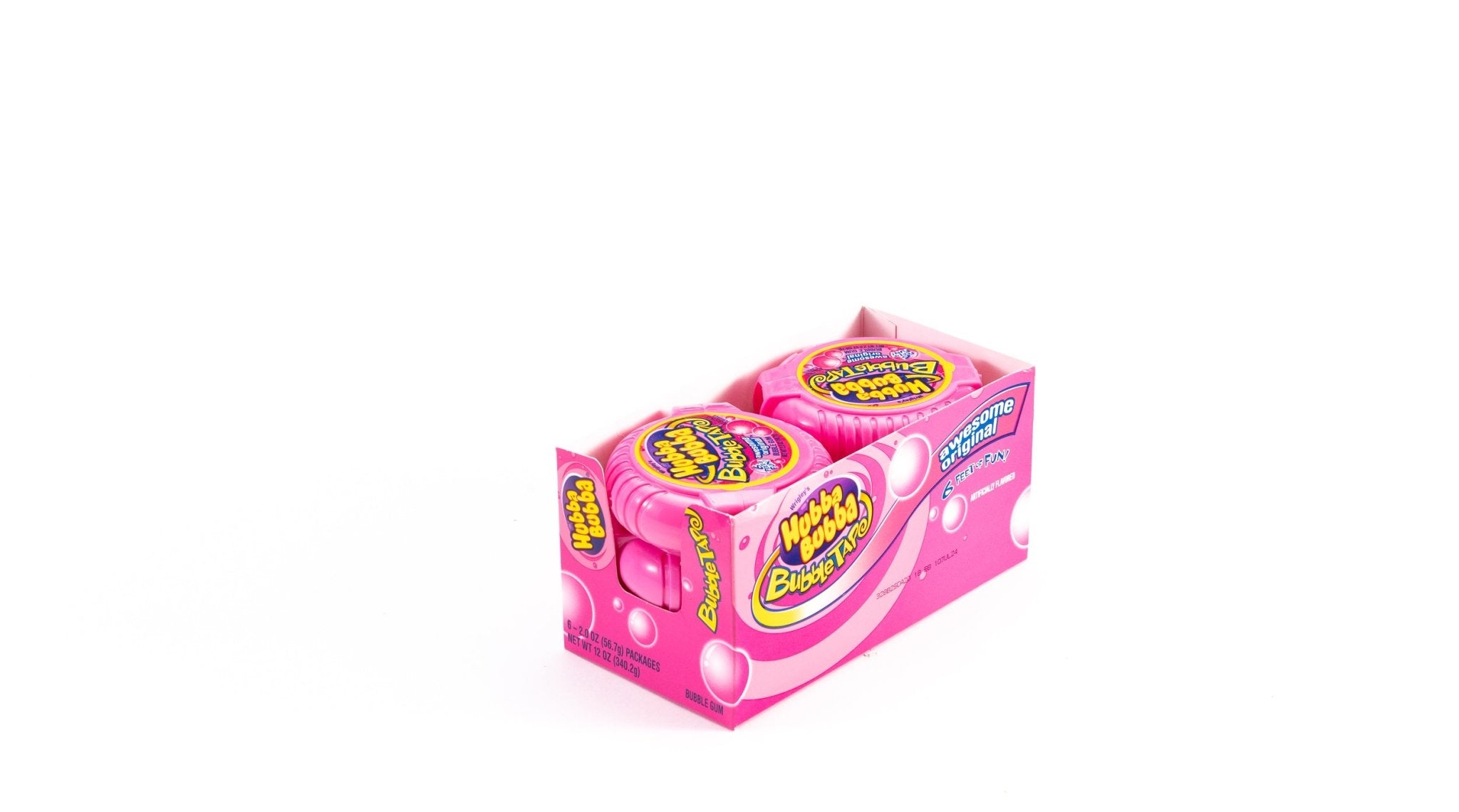 Hubba Bubba Bubble Gum Tape wrigleys Bulk Box (2.0 oz, 6 ct.) – Vintage ...