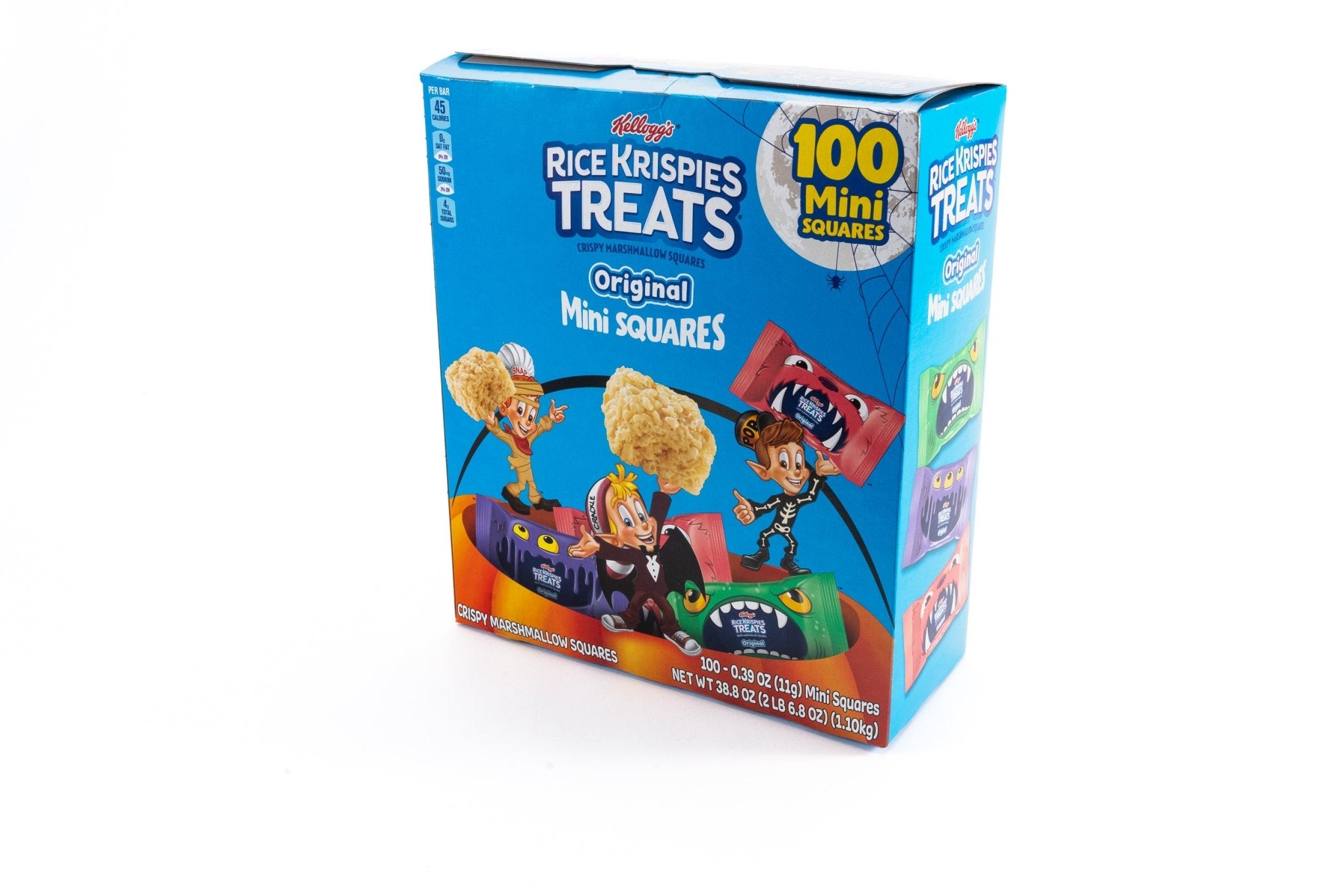 Rice Krispies Kelloggs Treats Mini Squares Bulk Box (0.39 oz, 100 ct ...