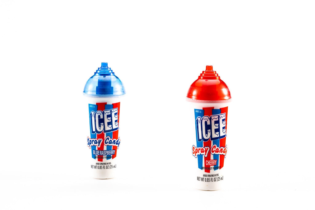 Icee Assorted Spray Candy Bulk Box (0.85 oz, 12 ct.) – Vintage Candy Co.