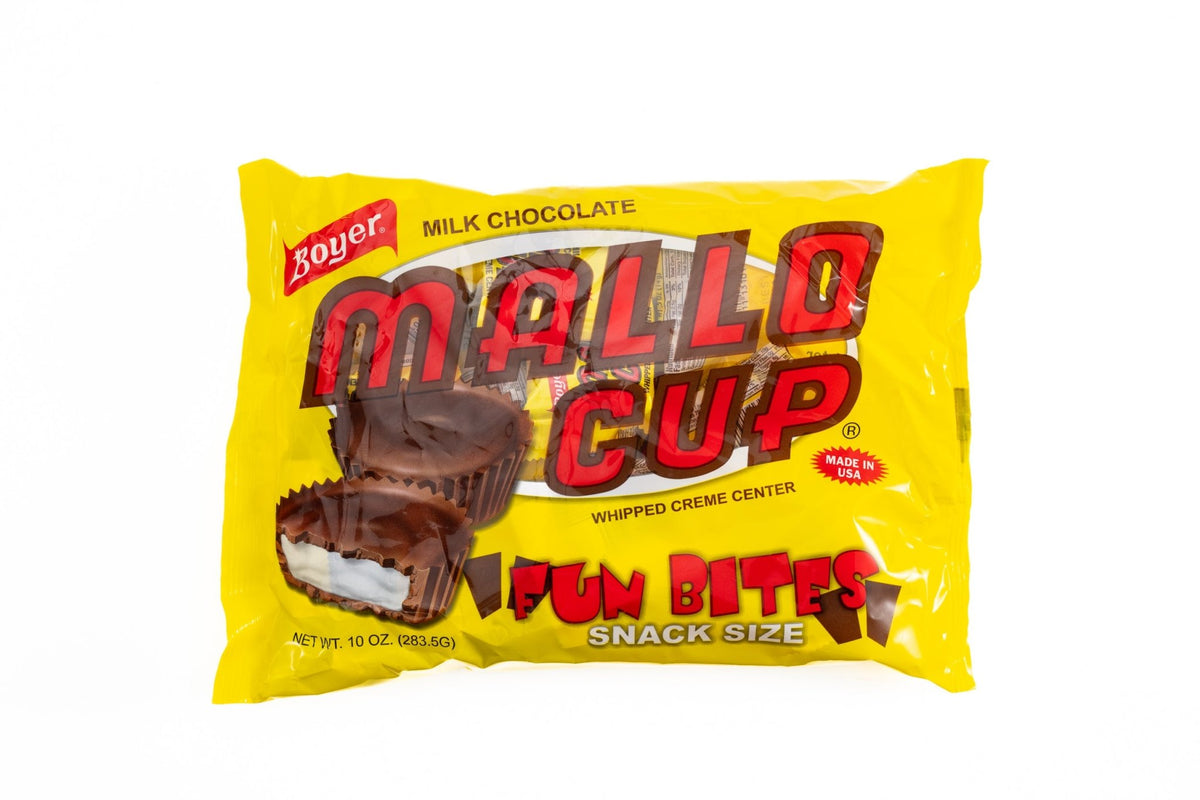 Mallo Cup Milk Chocolate Fun Bites Snack Size Bulk Bag (10 oz ...