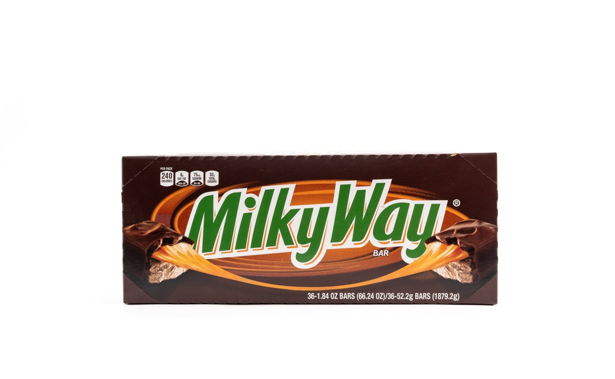 Milky Way Creamy Caramel Chocolate Bar Bulk Box (1.84 oz, 36 ct ...