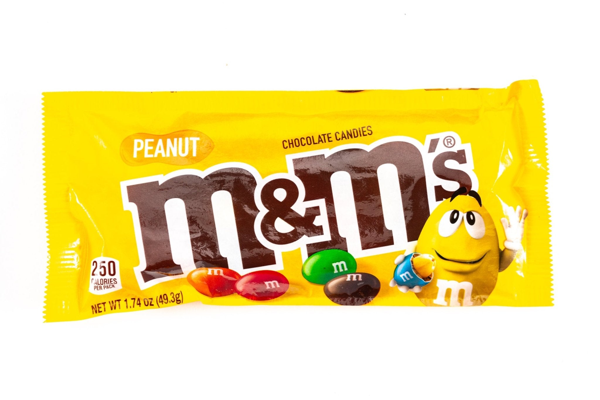 m&ms Peanut Chocolate Assorted Flavor Candy Bulk Box (1.74 oz, 48 ct ...