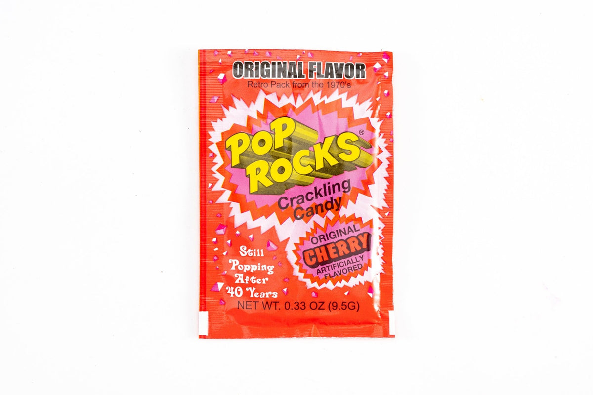 Pop Rocks Crackling Candy Cherry Flavor Bulk Pack (0.35oz, 24 ct ...
