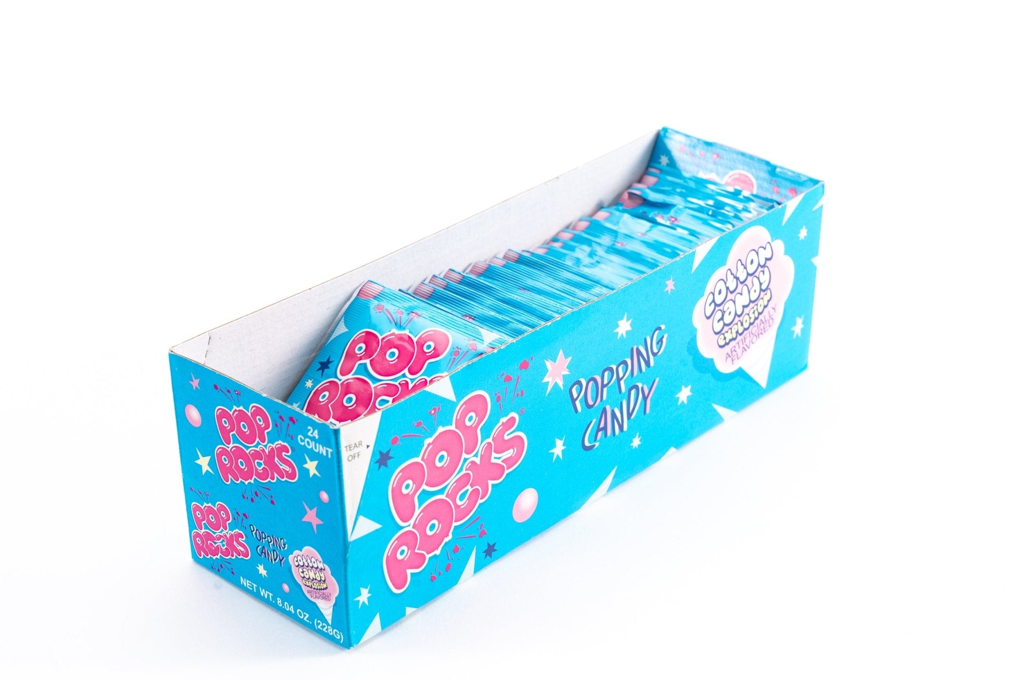 Pop Rocks Popping Cotton Candy Flavor Bulk Box (0.33 oz, 24 ct ...