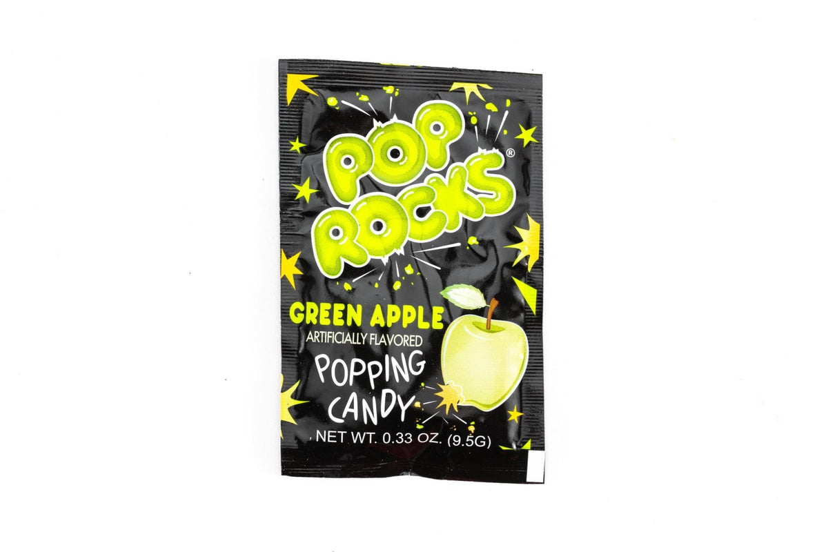 Pop Rocks Green Apple Popping Candy Bulk Box (0.33 oz, 24 ct ...