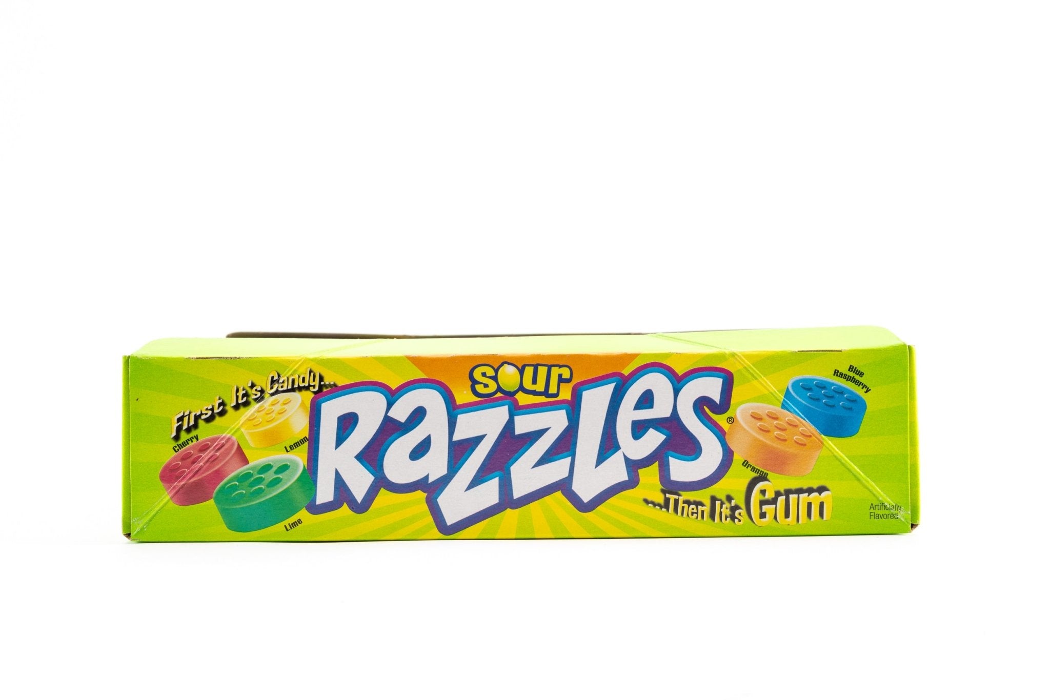 Razzles Sour Candy Gum Assorted Bulk Box (1.4 oz, 24 ct.) – Vintage ...