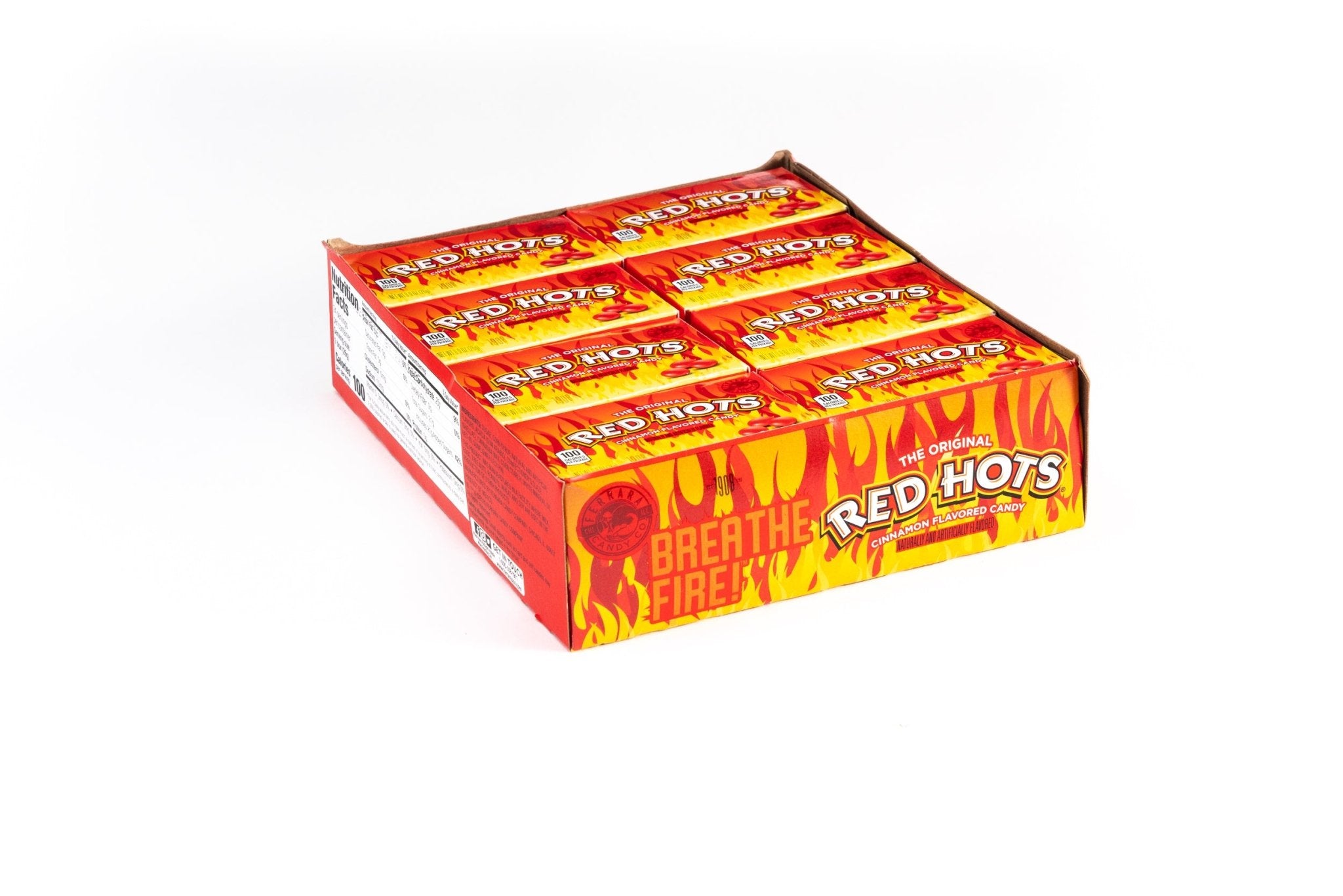 Red Hots Cinnamon Candy Bulk Box (0.9 oz, 24 ct.) – Vintage Candy Co.