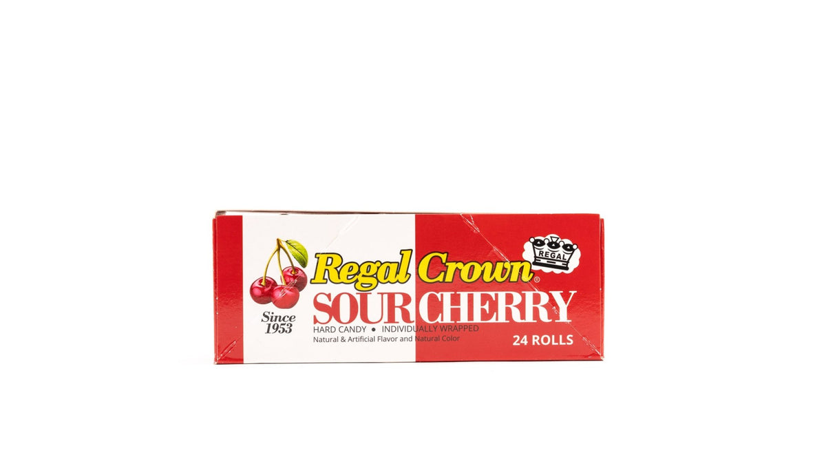 Regal Crown Sour Cherry Hard Candy Bulk Box (1.01 oz, 24 ct.) – Vintage ...