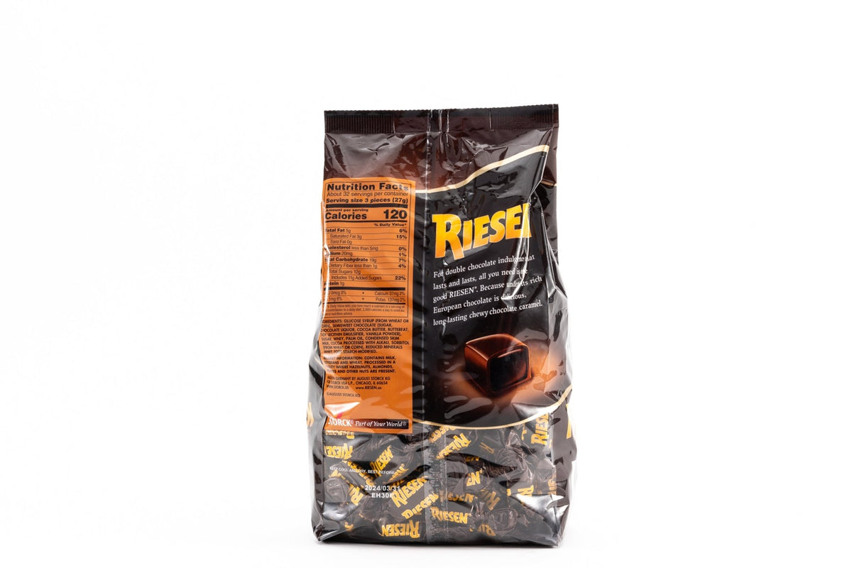 Riesen Chewy Caramel Covered Chocolate Individually Wrapped Bulk Bag ...