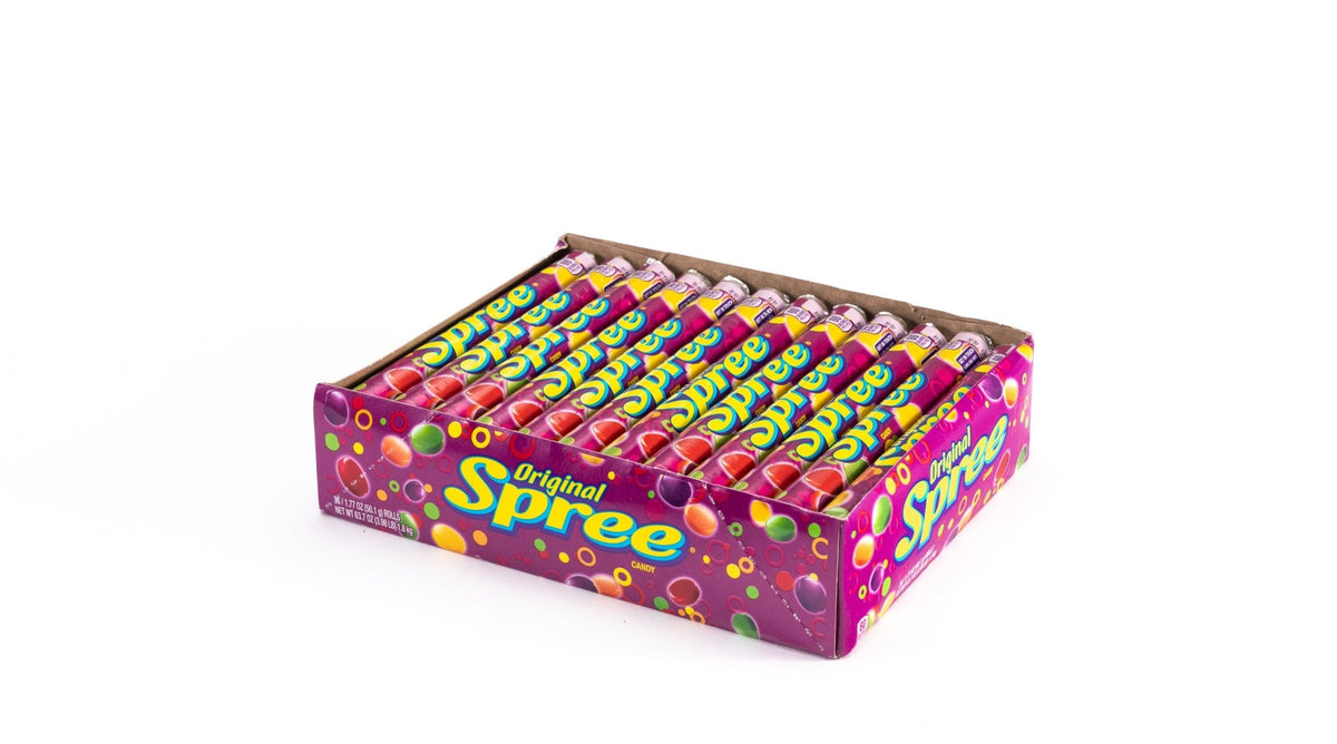 Spree Original Candy Individual Wrapped Bulk Box (1.77 oz, 36 ct ...