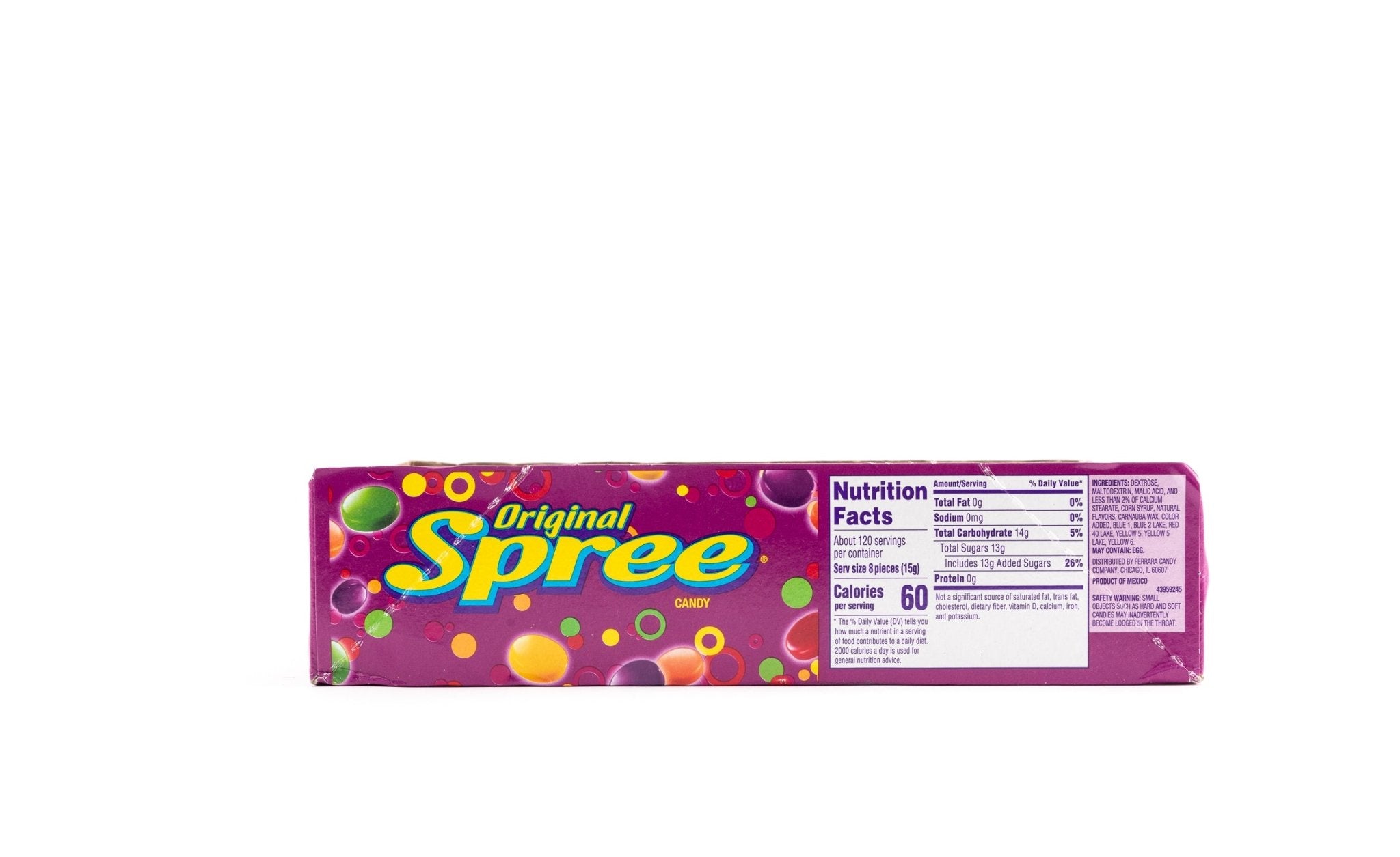Spree Original Candy Individual Wrapped Bulk Box (1.77 oz, 36 ct ...